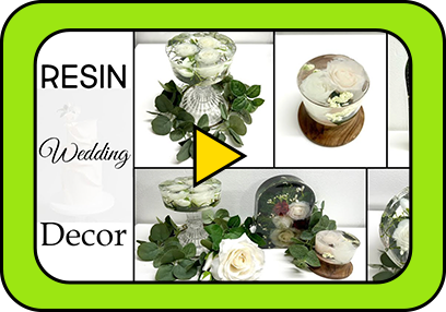 Epoxy Resin Wedding Decor Demo – Hippie Crafter