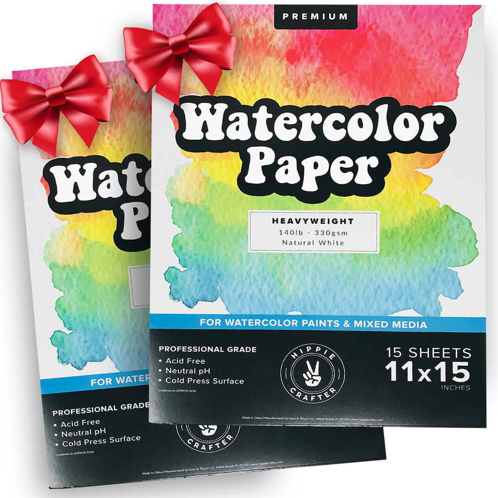 2 Pack of Watercolor Paper – Hippie Crafter