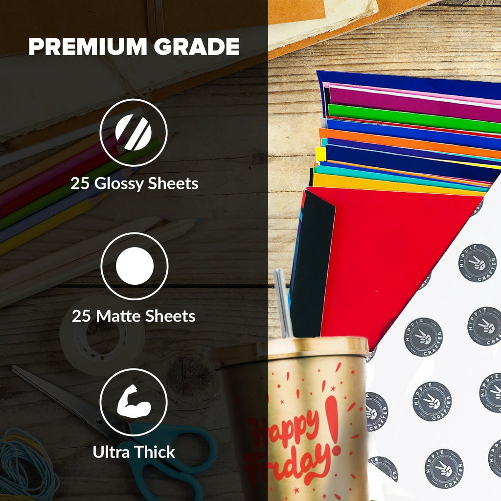 Color Vinyl Sheets – Hippie Crafter