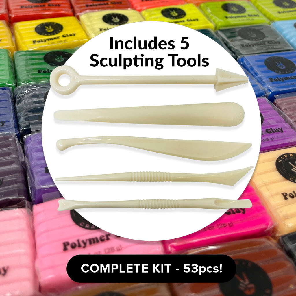 Polymer Clay Set 48 Colors – Hippie Crafter