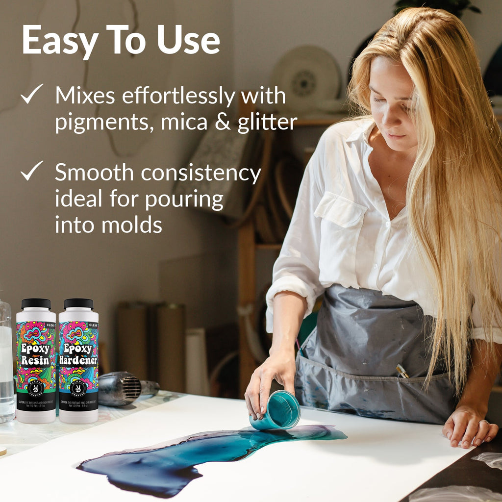 Epoxy Resin Kit 16oz – Hippie Crafter