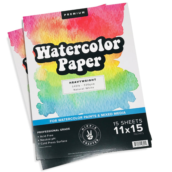 2 Pack of Watercolor Paper – Hippie Crafter